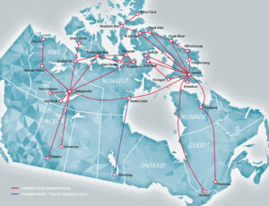 Route Map - Canadian North